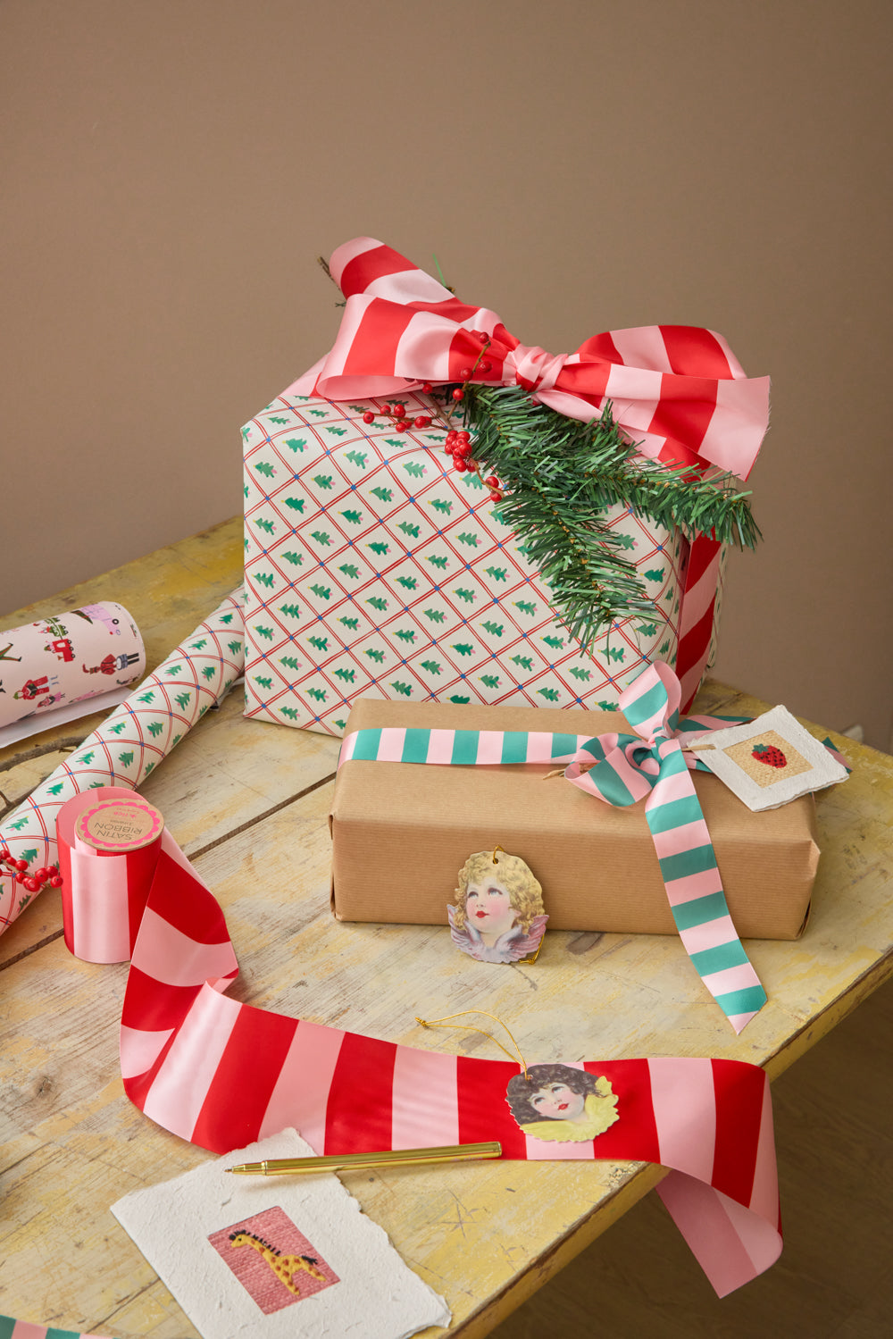 Christmas gift wrapping