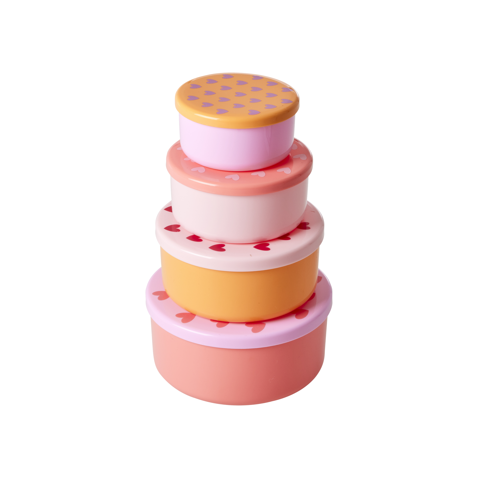 Buy Round Food Boxes - Multicolor - Set of 4 | Danish design