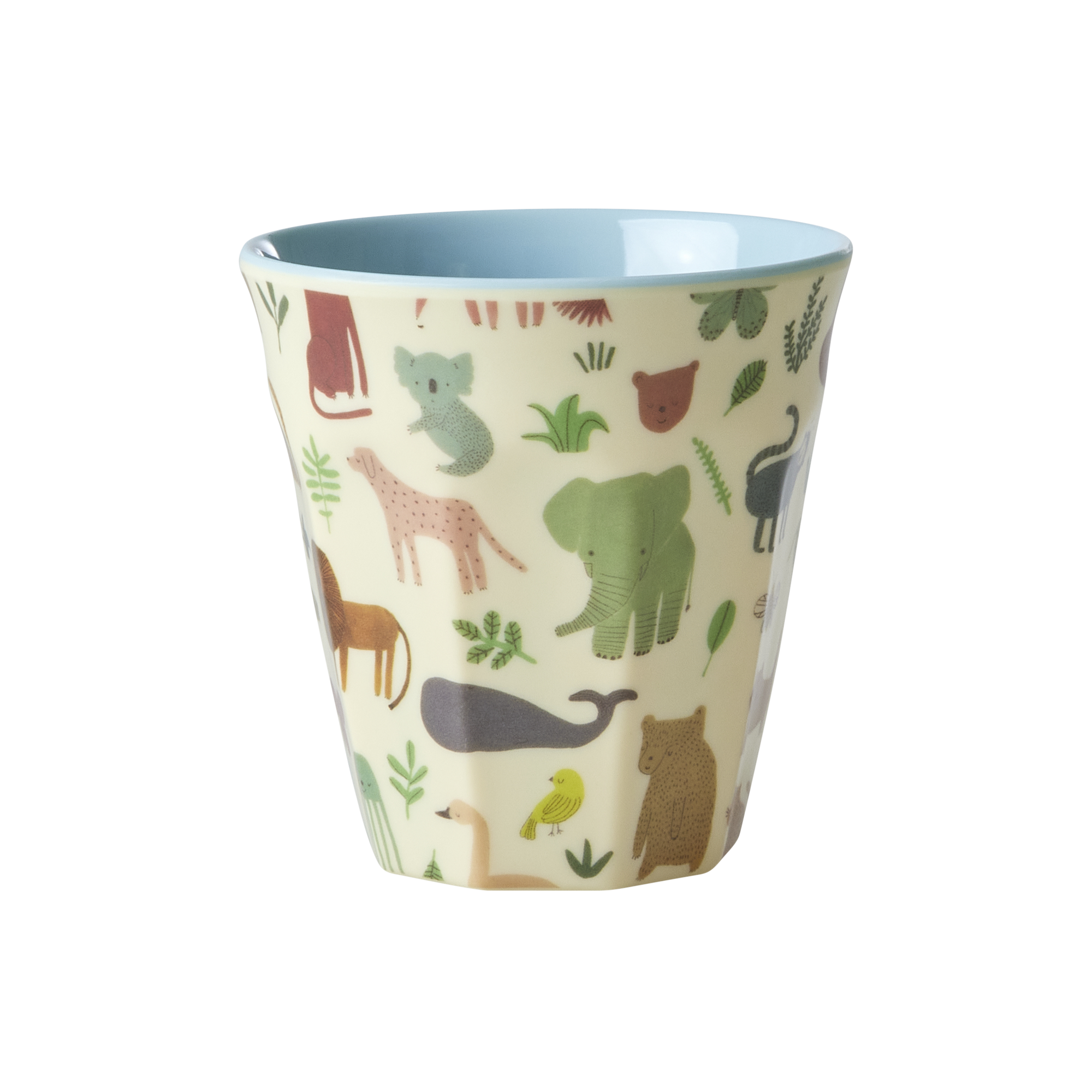 Small Kids Cup - Soft Blue - Sweet Jungle Print – rice