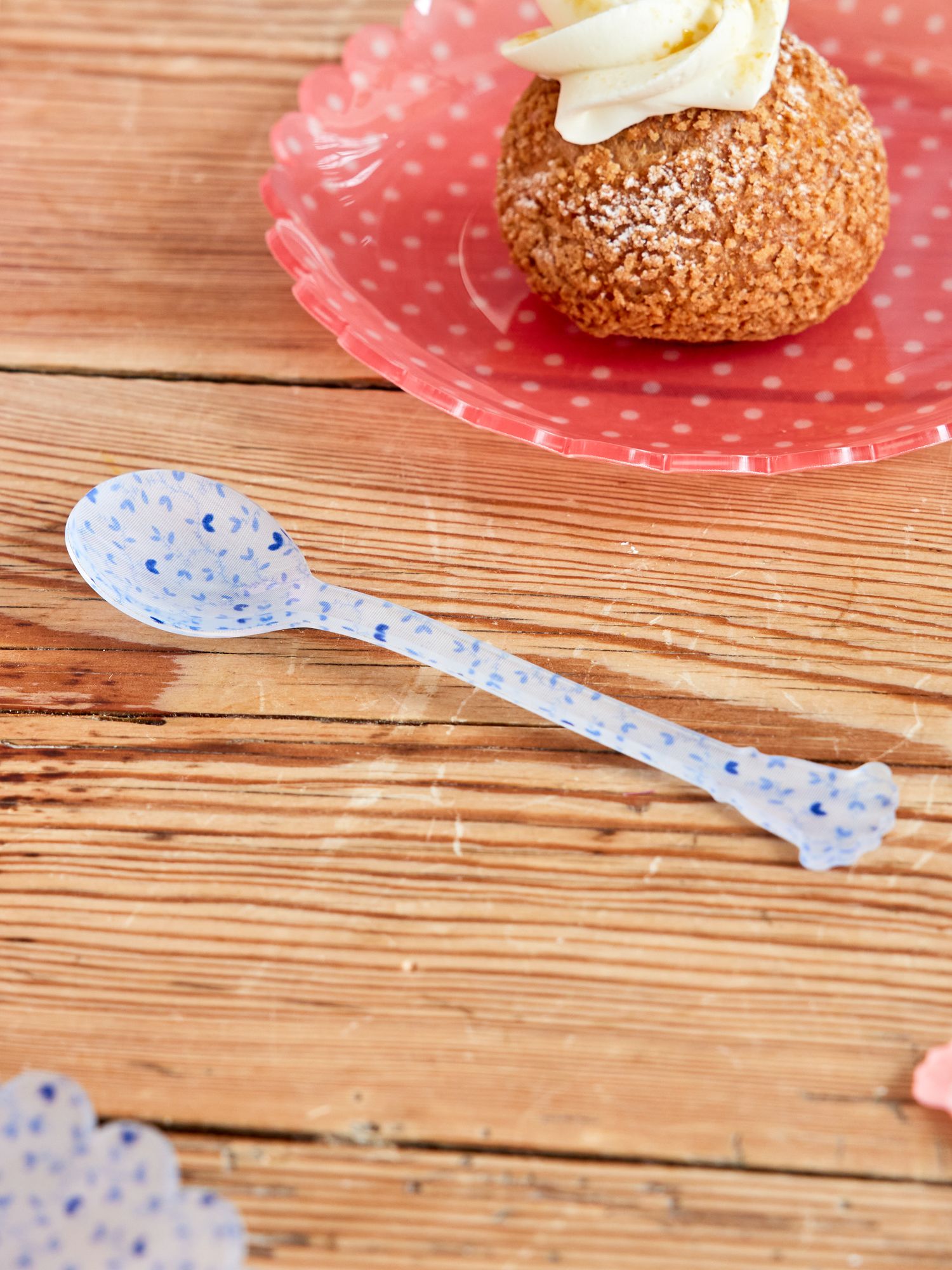 Acrylic Teaspoon - Soft Blue – rice