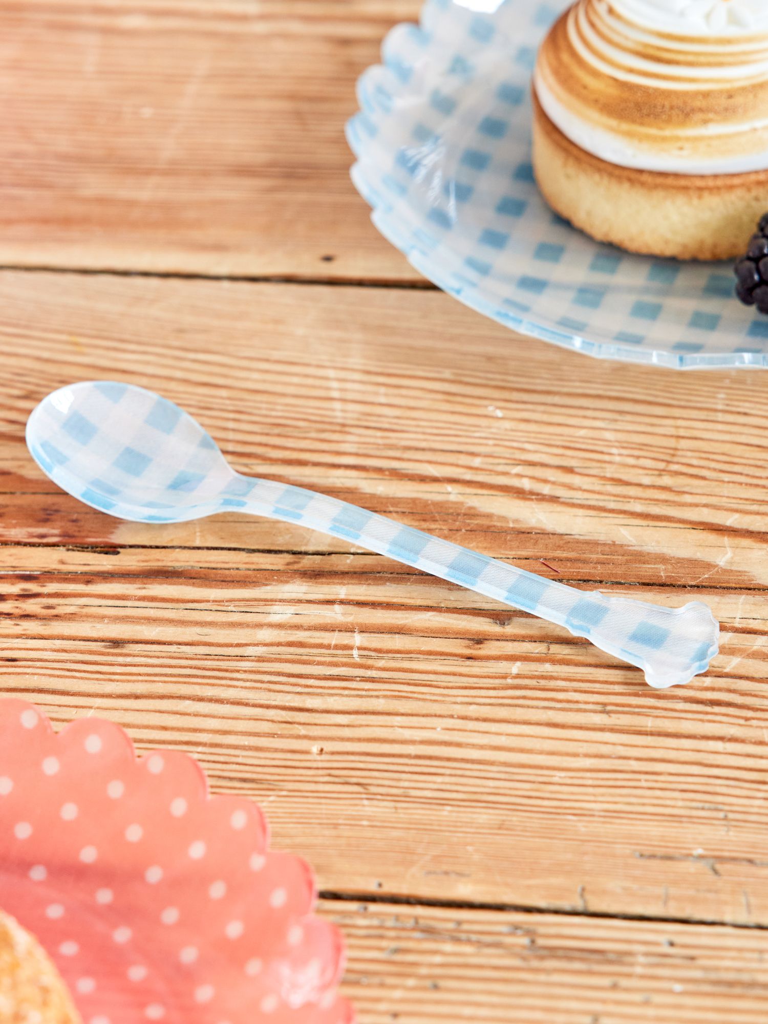 Acrylic Teaspoon - Soft Blue – rice