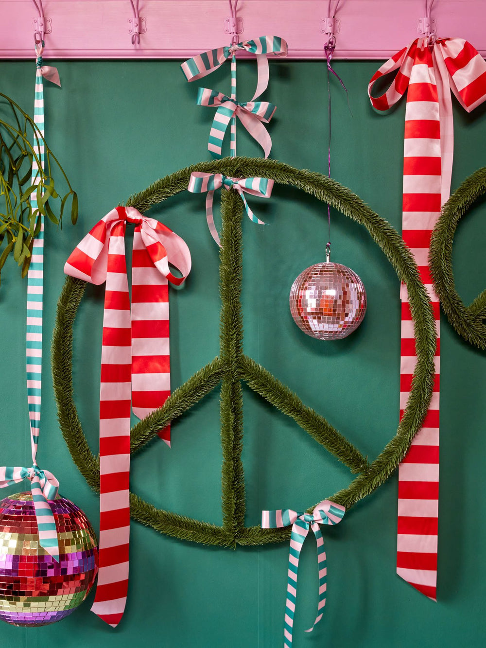 Buy Extra Large Peace Christmas Ornament - Green | Danish design