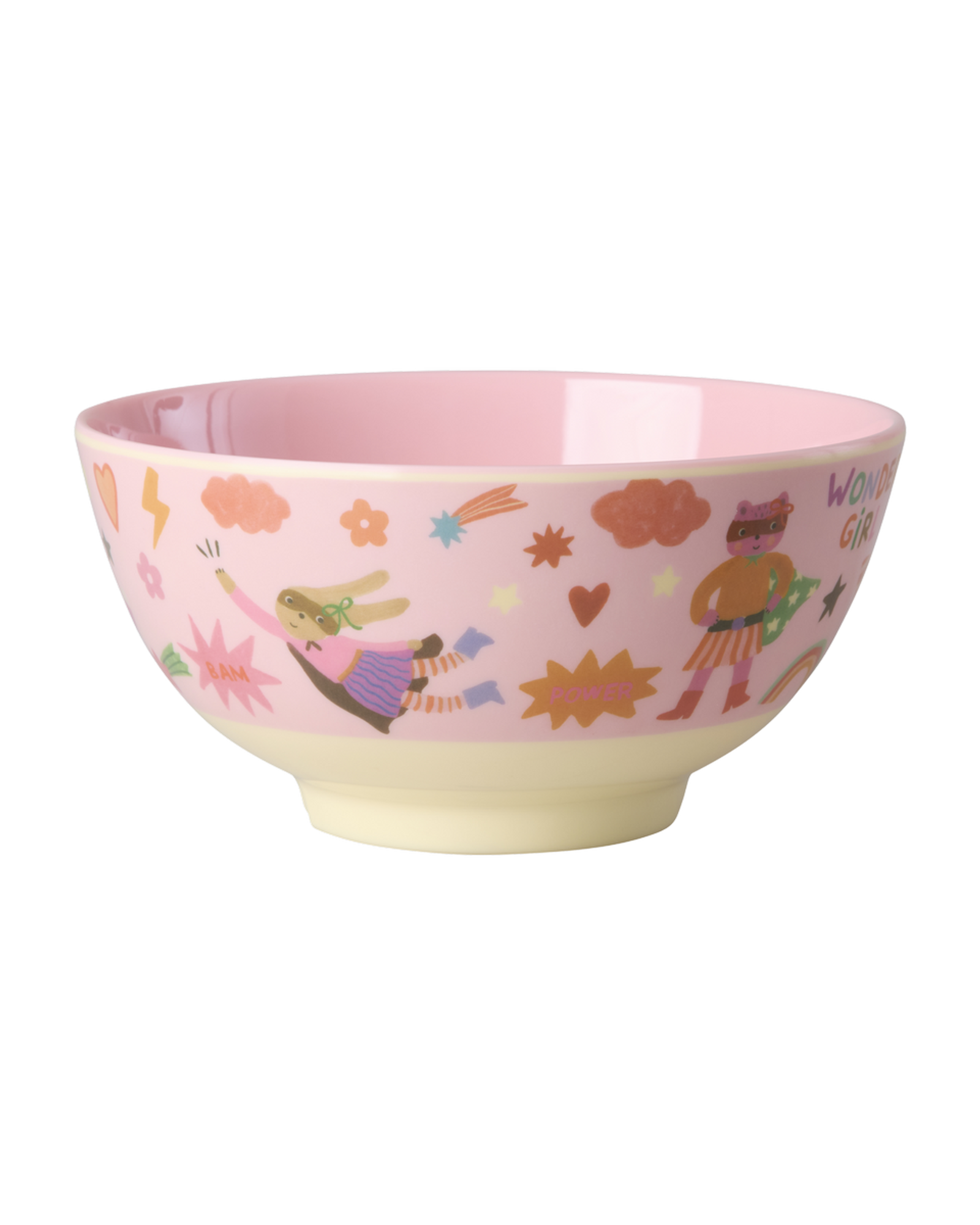 Medium Kids Bowl - Pink - Hero Print