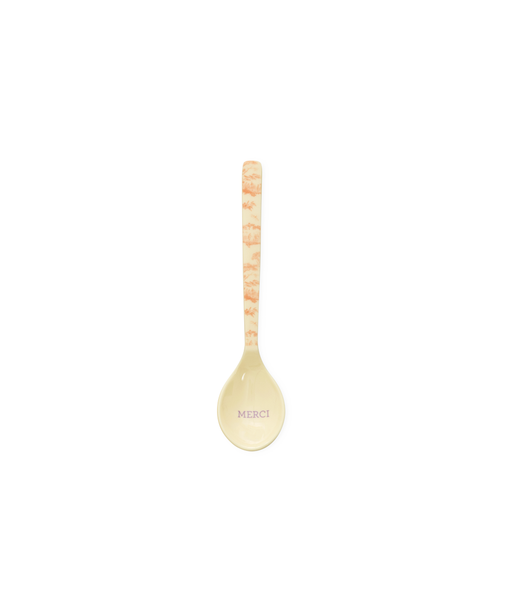 Teaspoon - Cream - Toile de rice Print
