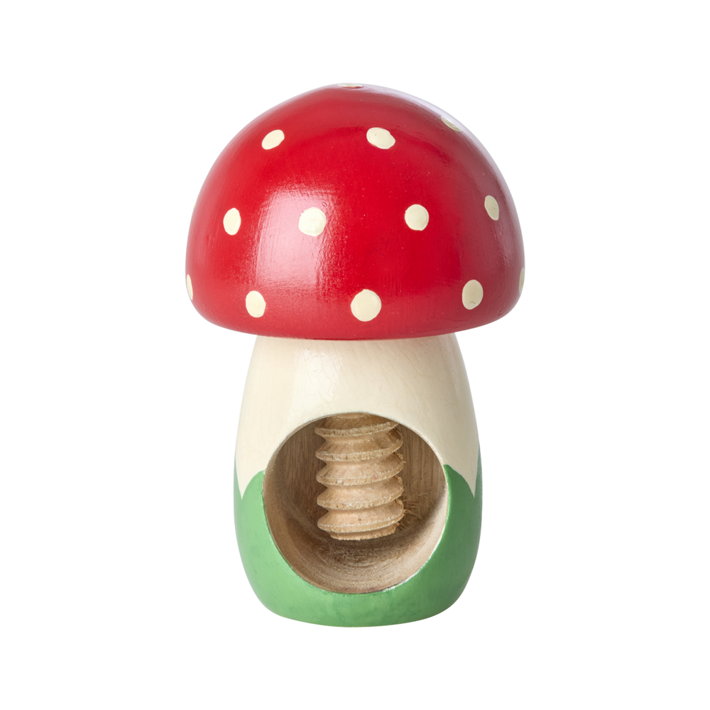 Buy Mushroom Wood Nutcracker - Red | Danish design