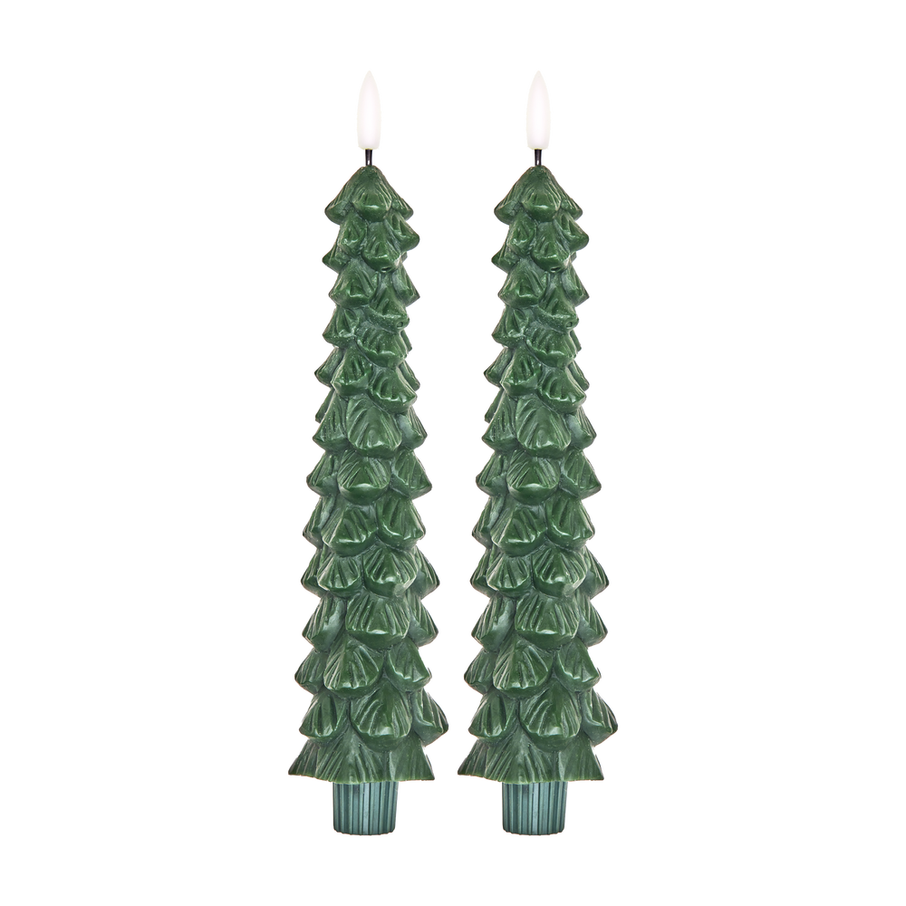Buy LED Candle - Green - 2-pack | Danish design